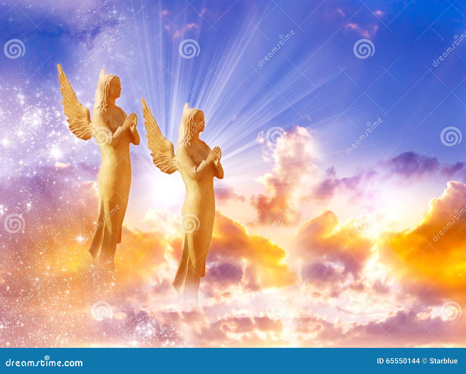 Angels stock photo. Image of heaven, spring, religion - 65550144