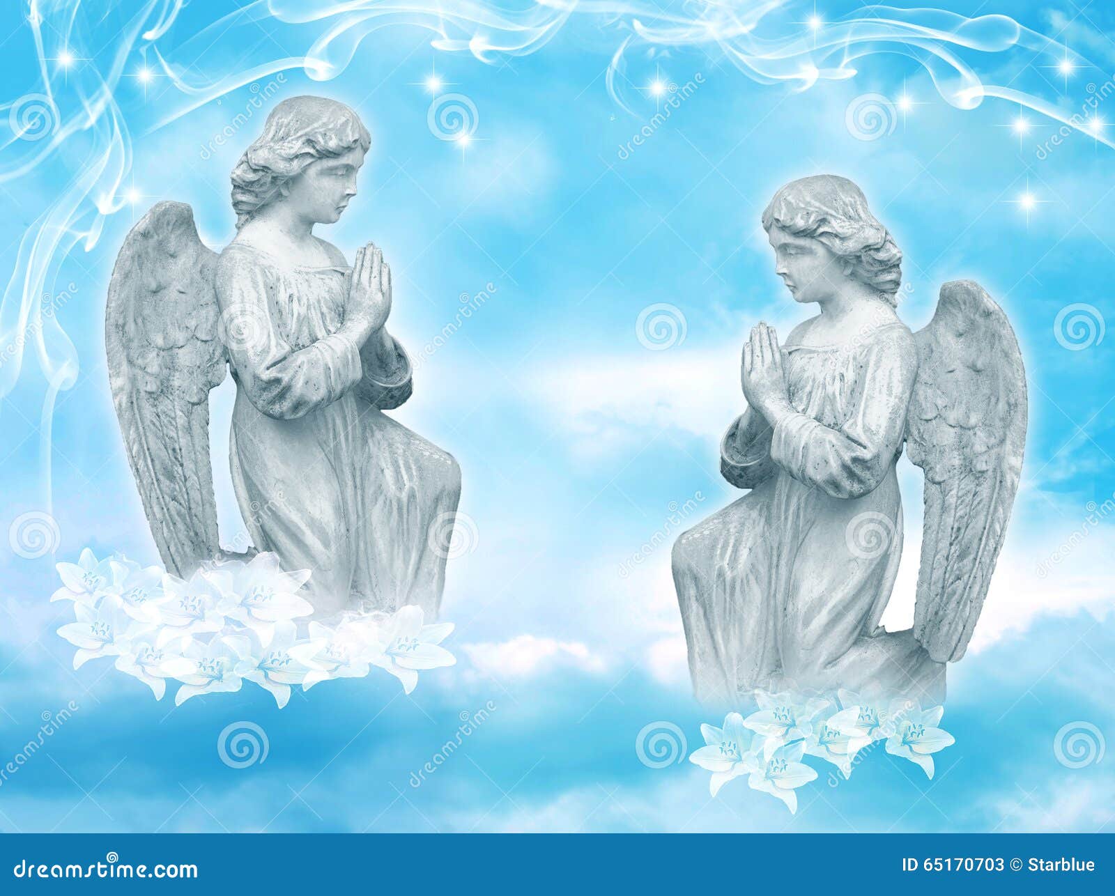 Angels stock image. Image of mystical, peace, angelic - 65170703