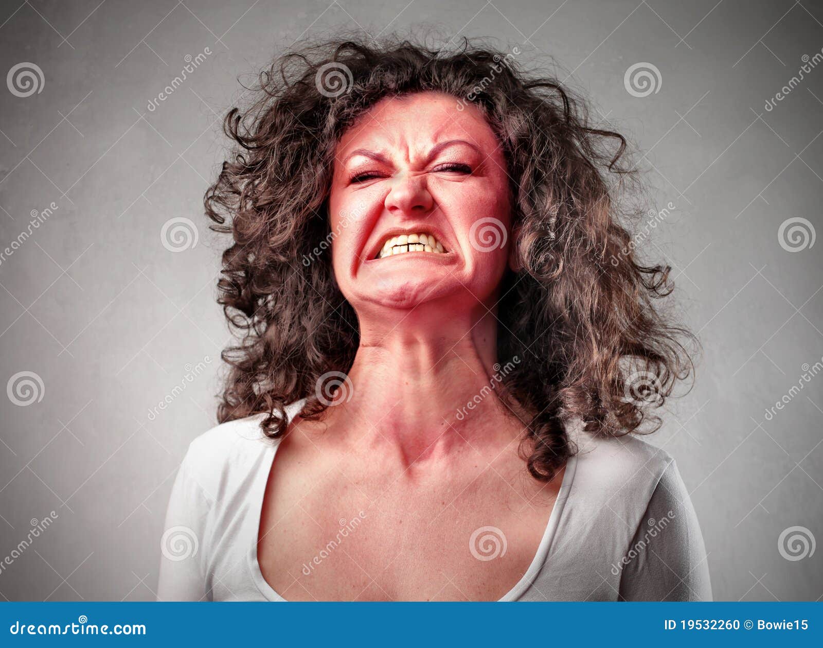 Anger stock photo. Image of face, woman, adult, quarrel - 19532260