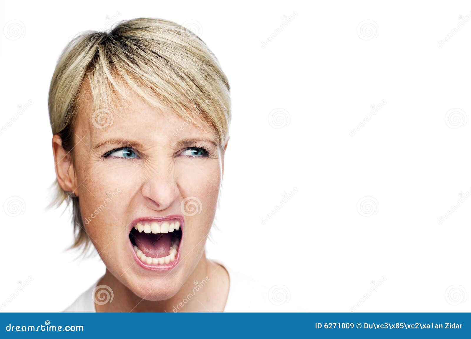 Anger stock image. Image of isolated, yell, emotion, loud - 6271009