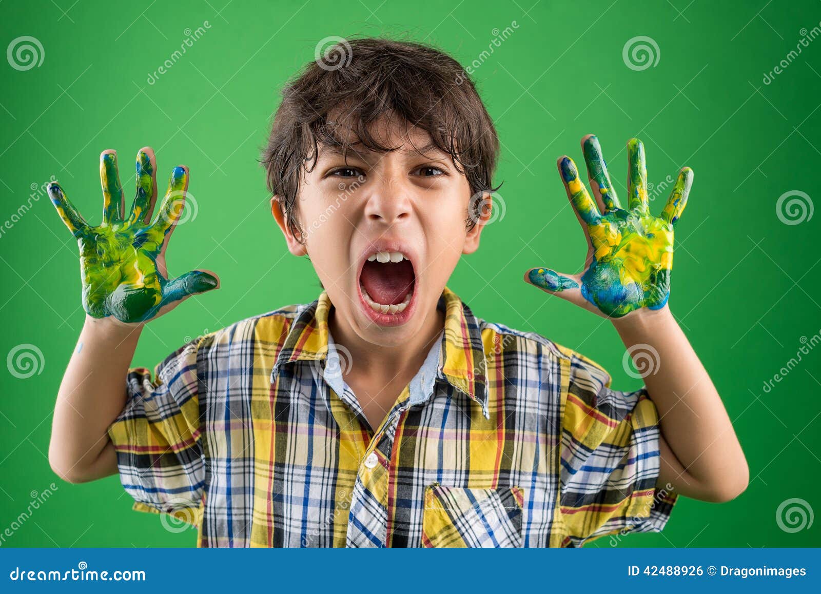 Anger stock photo. Image of colorful, childish, active - 42488926