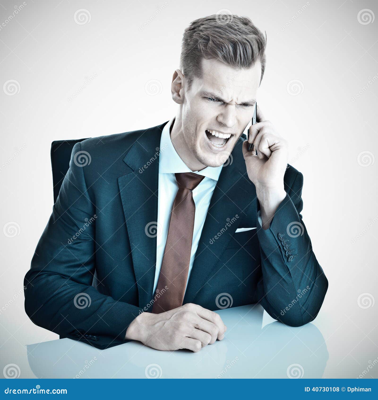 Anger stock photo. Image of boss, mobile, frustrated - 40730108
