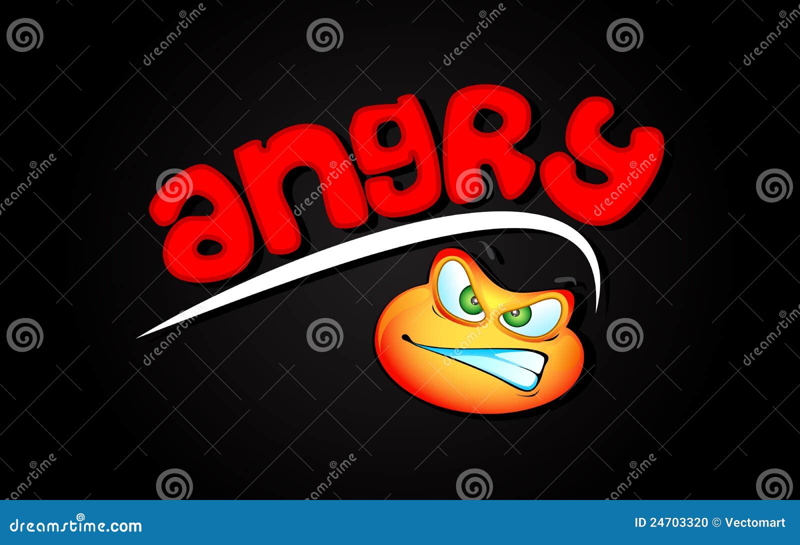 Anger Background Cartoon Vector | CartoonDealer.com #24704251