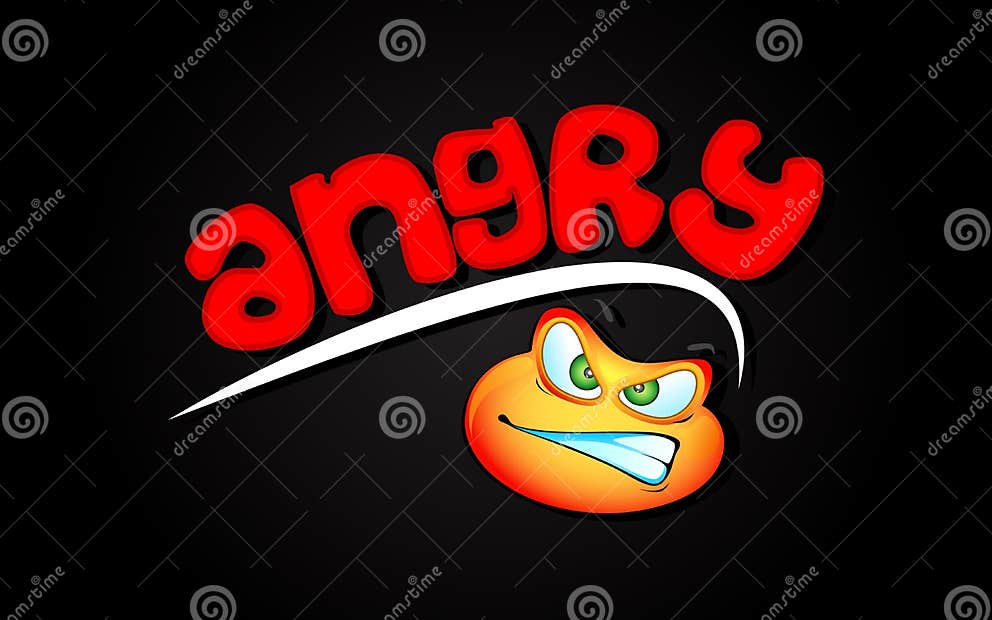 Anger Background stock vector. Illustration of icon, background - 24703320