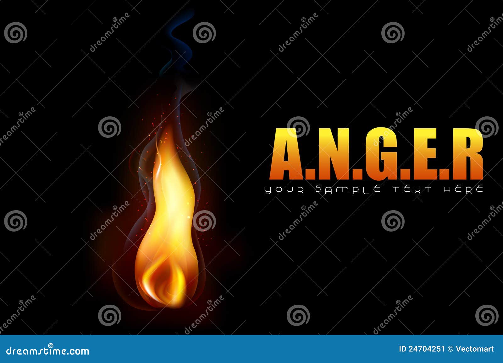 Anger Background Cartoon Vector | CartoonDealer.com #24704251