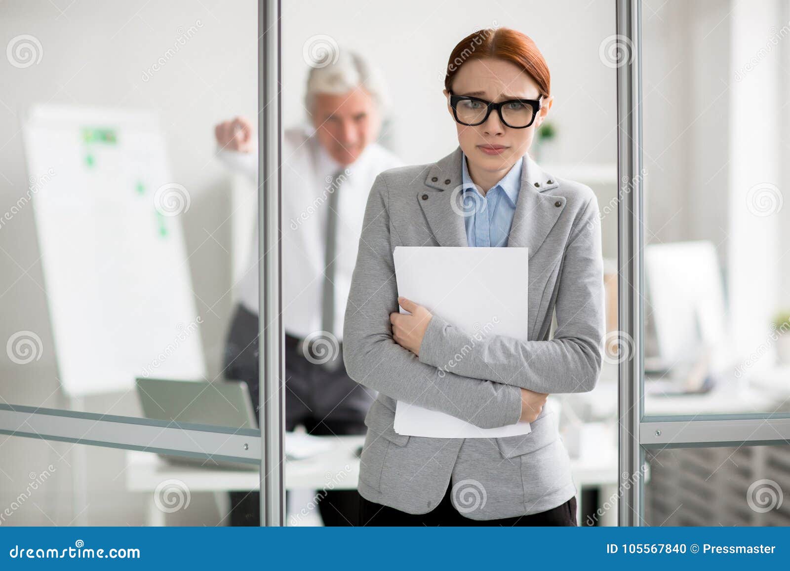 Anger of boss stock photo. Image of economist, anxious - 105567840