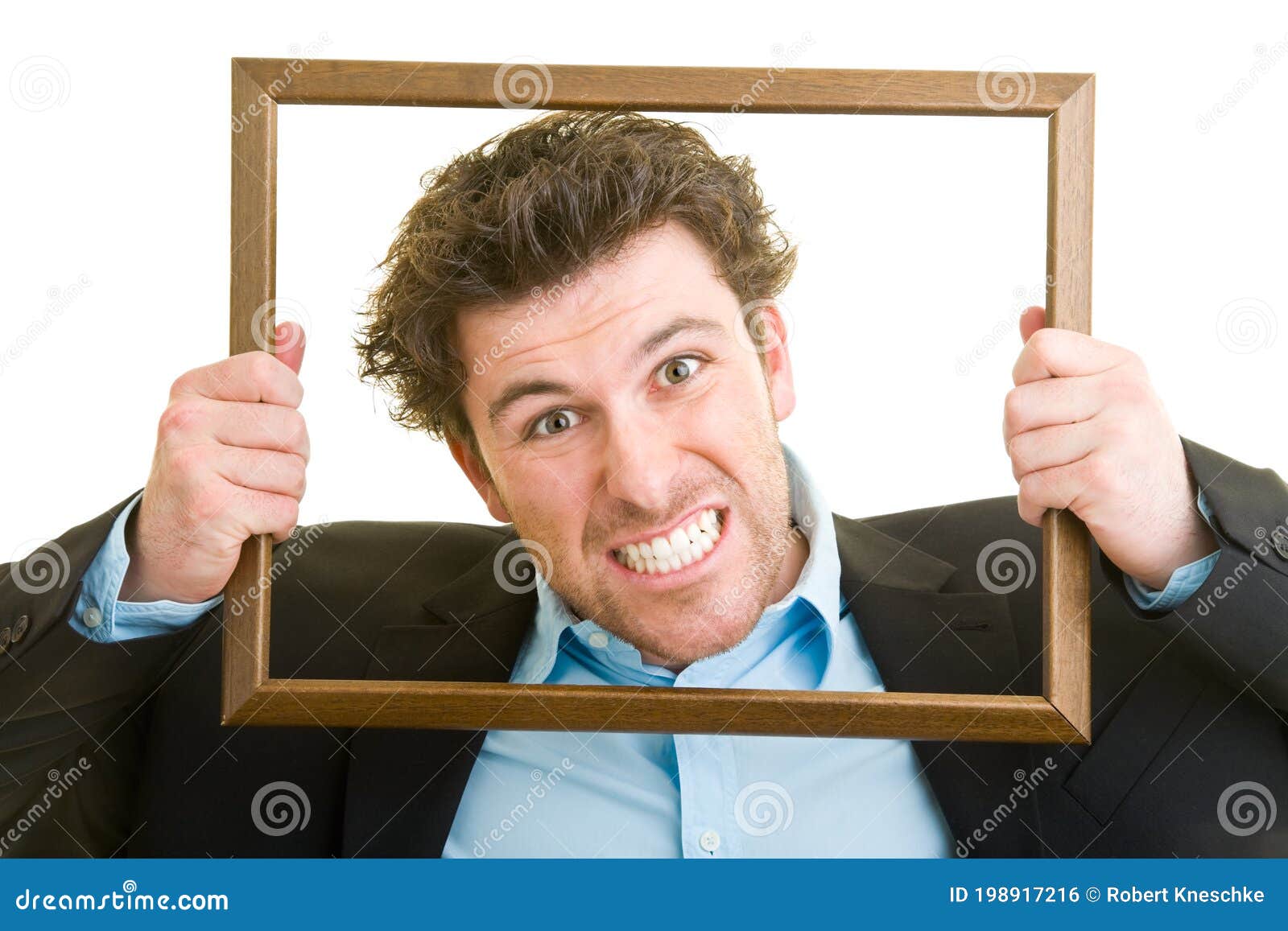 Anger in the frame stock photo. Image of businessman - 198917216