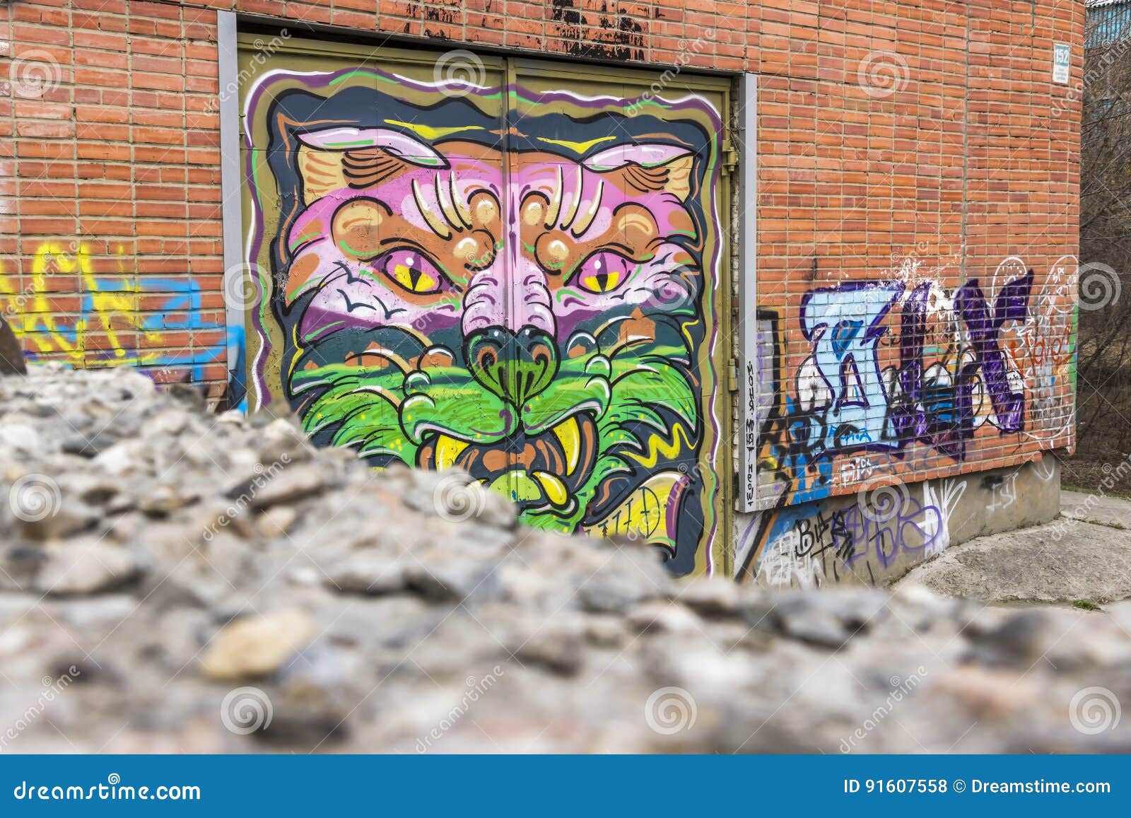 Anger graffiti editorial stock photo. Image of anger - 91607558