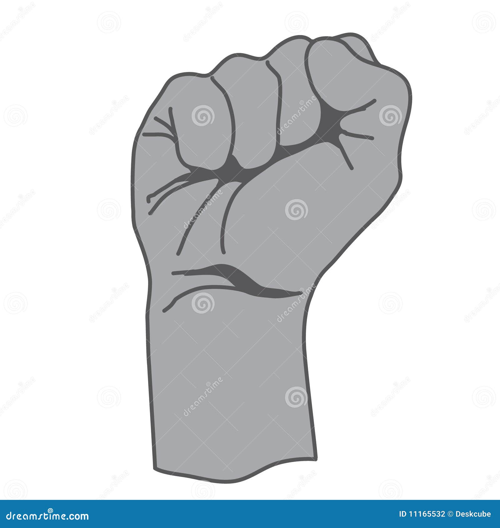 Anger hand icon stock illustration. Illustration of stroke - 11165532