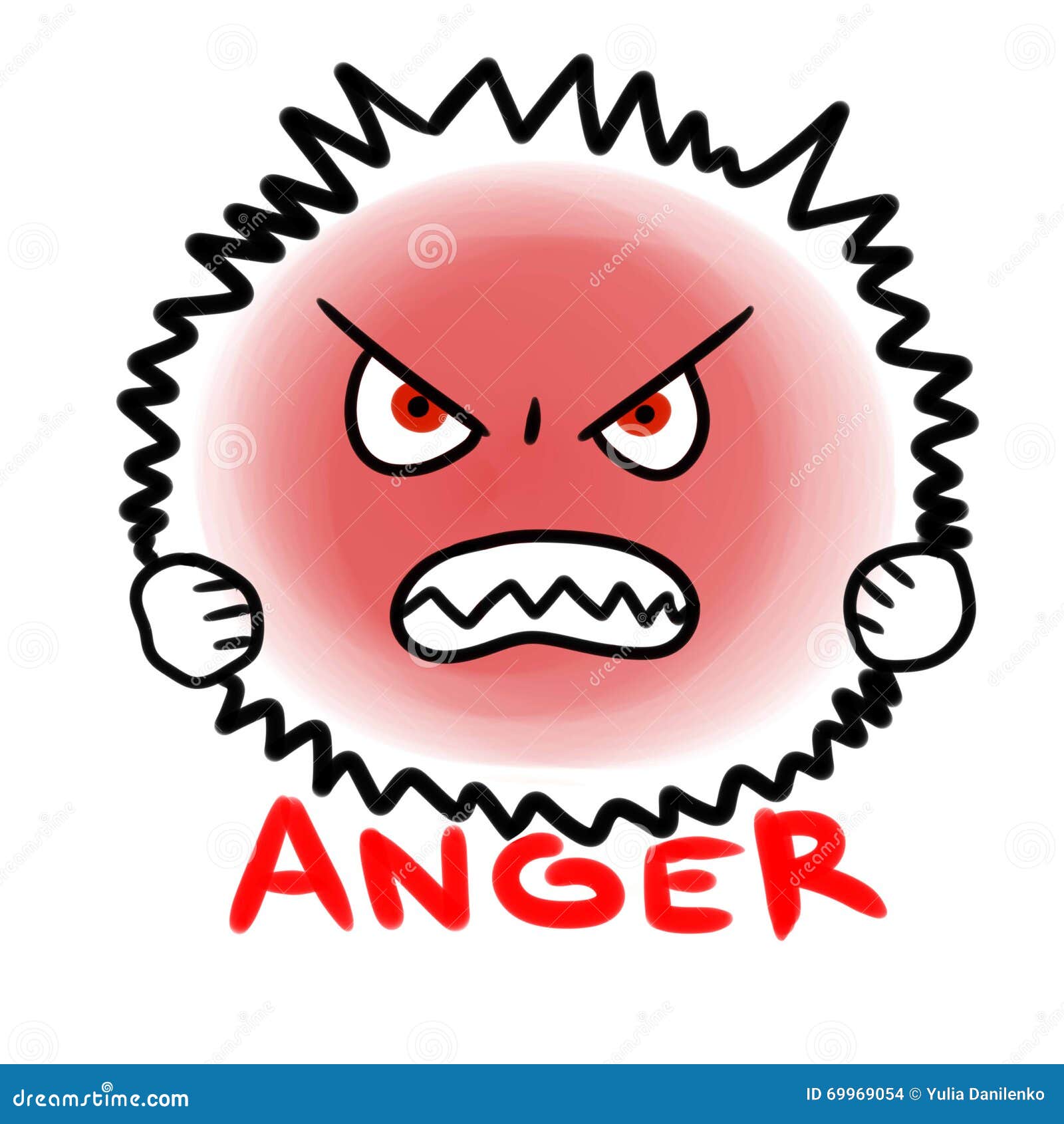 Anger stock illustration. Illustration of background - 69969054