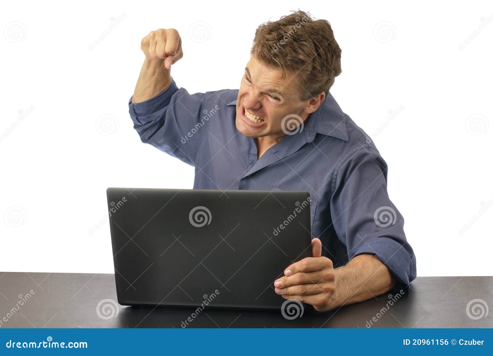 381 Man Punching Computer Stock Photos - Free & Royalty-Free Stock ...