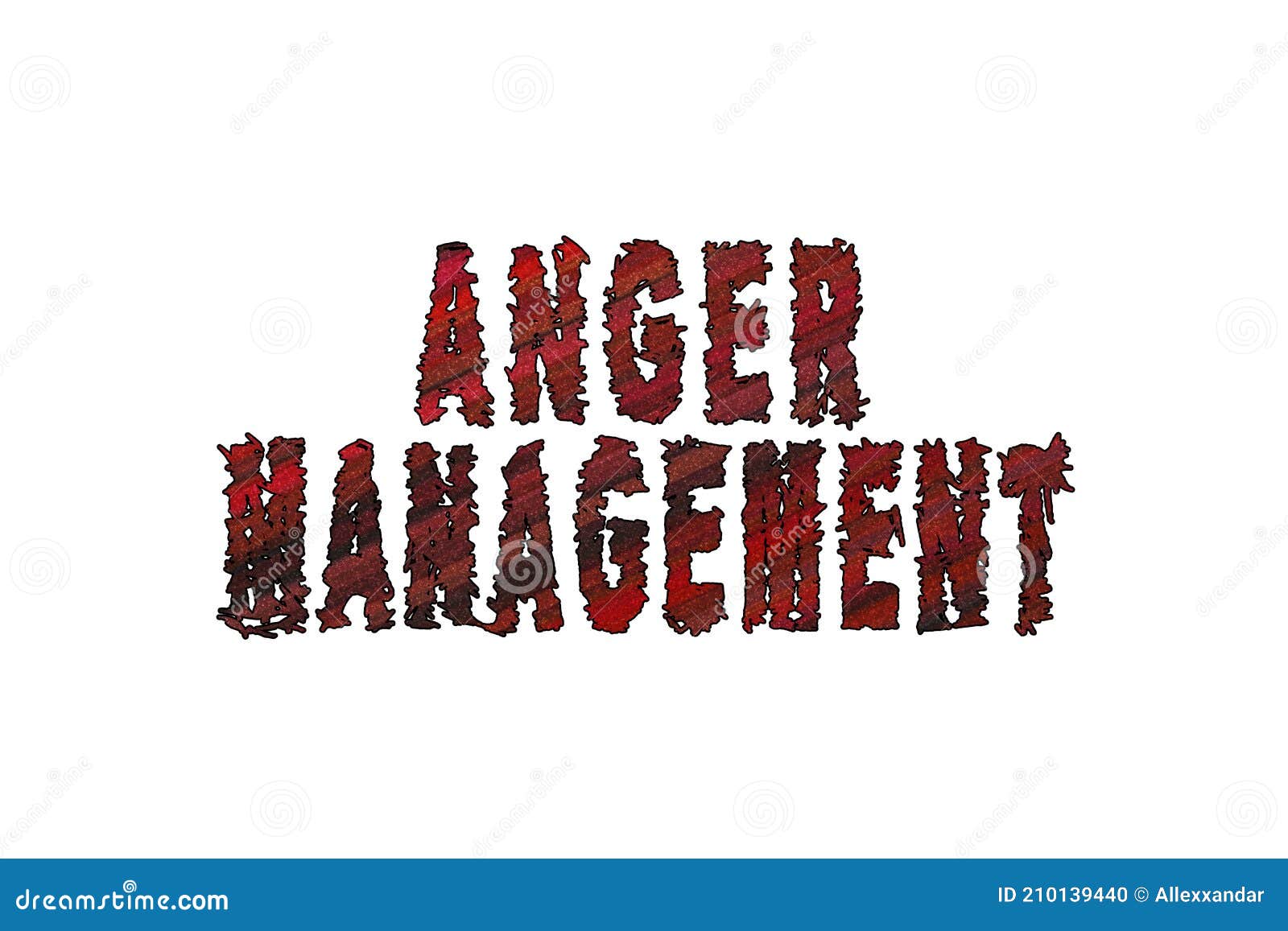 Anger Management, Banner, Poster and Sticker Stock Illustration ...