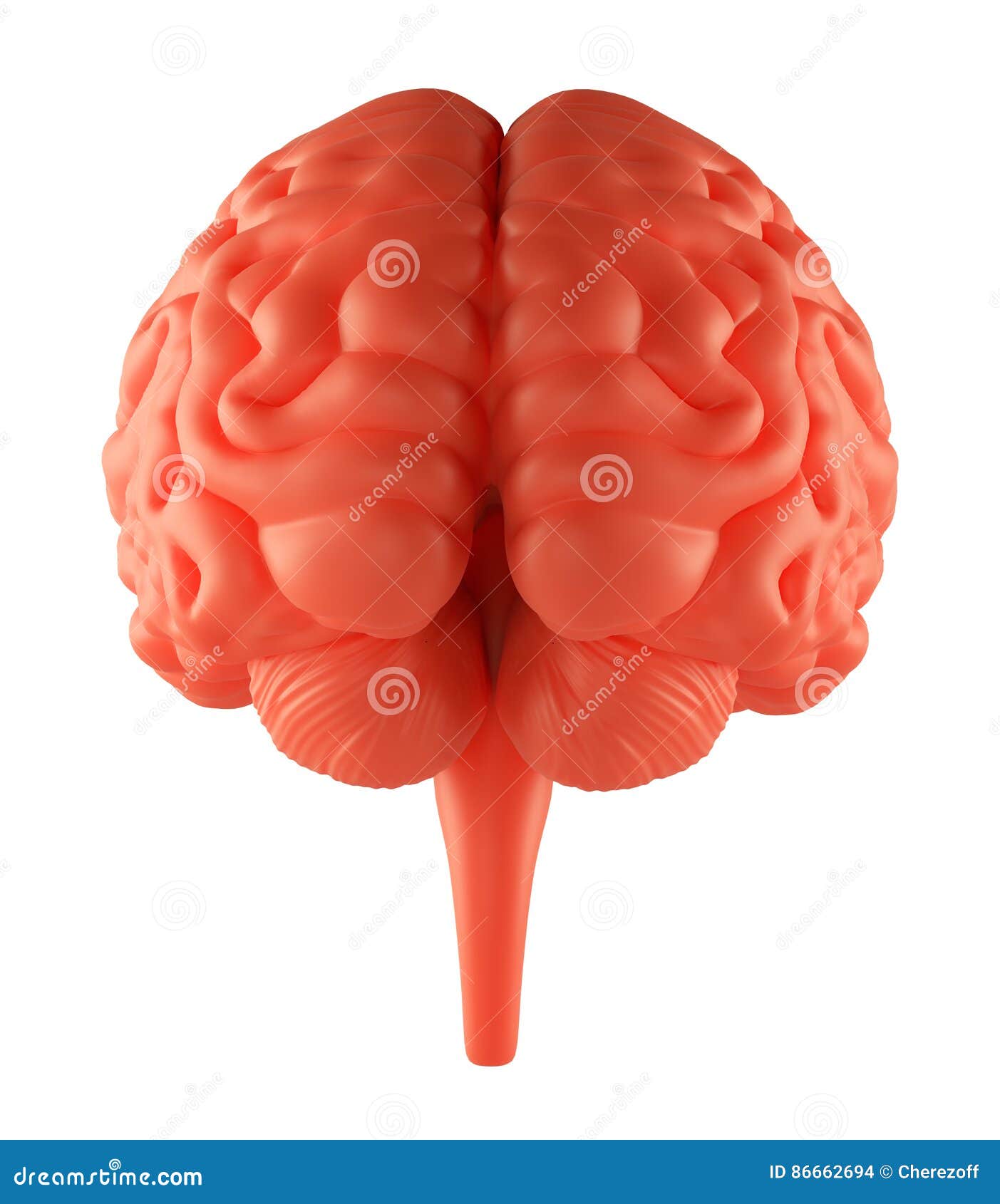 Anger Red Brain stock illustration. Illustration of brain - 86662694