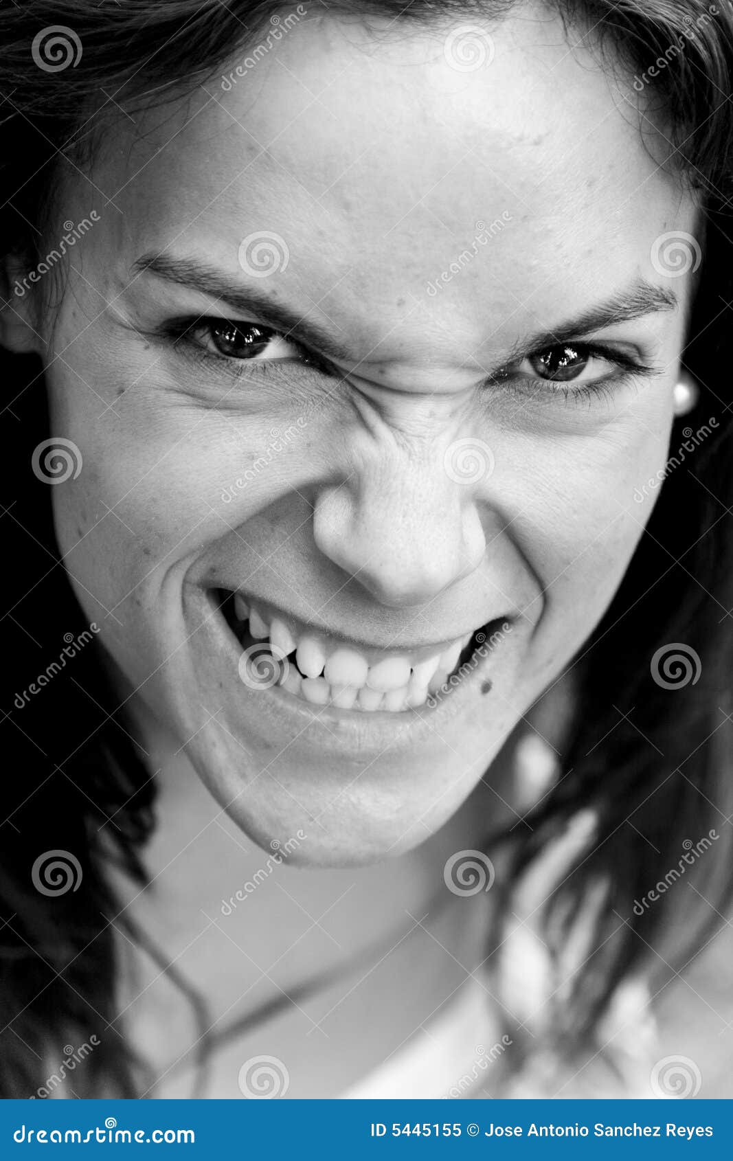 Anger woman stock image. Image of mental, expression, adult - 5445155