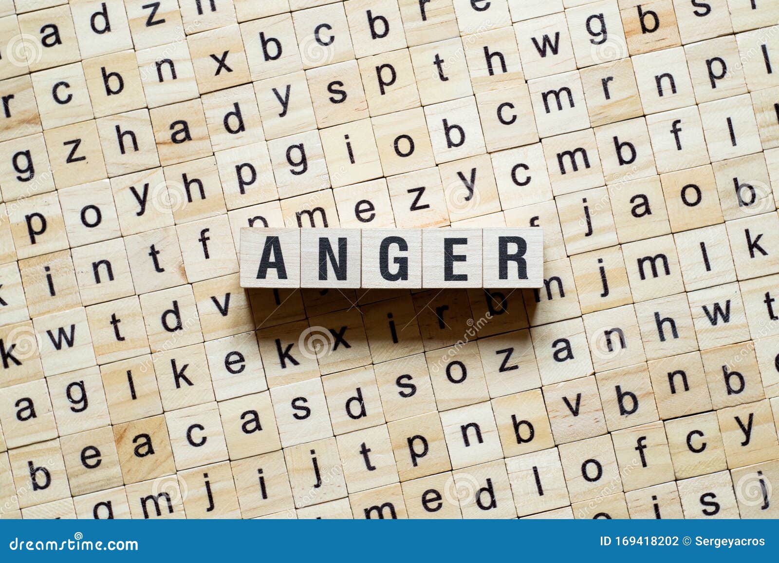 Anger Word Concept on Cubes Stock Photo - Image of gamble, cloud: 169418202