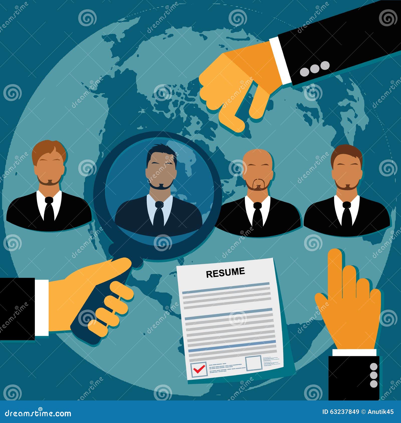 Angestellter, Einstellung, Mensch, Ressource, Auswahl, Interview ...