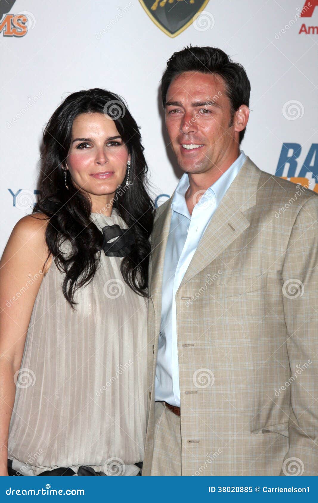 Angie Harmon,Jason Sehorn editorial image. Image of jason - 38020885