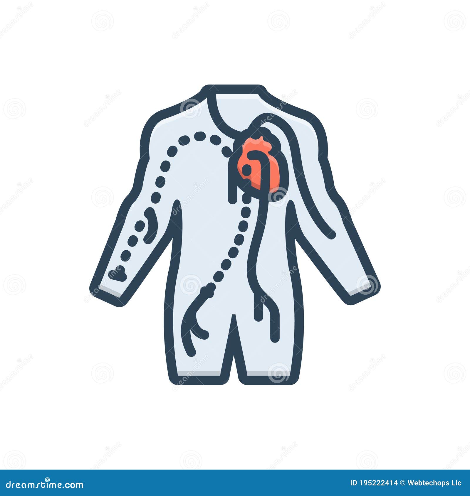 Color Illustration Icon for Angiogram, Treatment and Therapy Stock ...