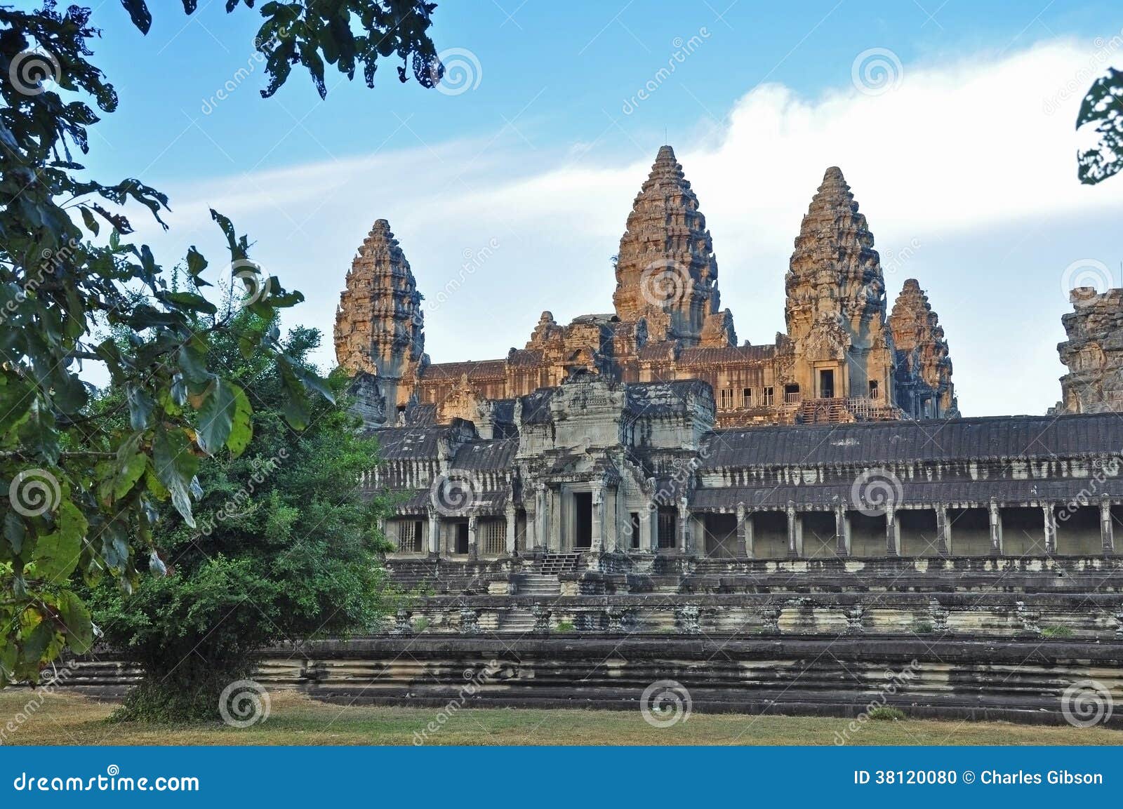 Angkar Wat stock photo. Image of cultural, carving, angkor - 38120080