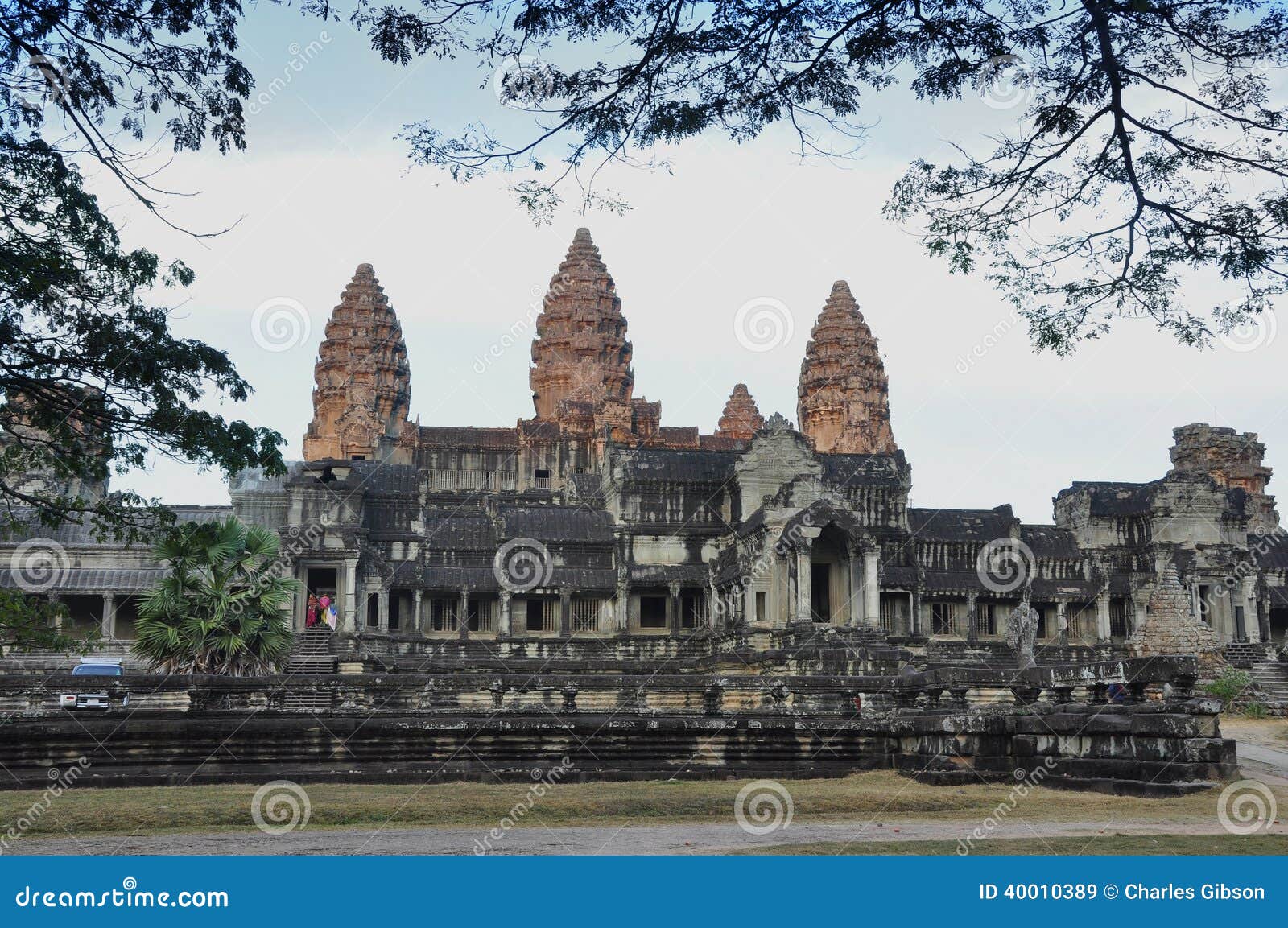 Angkar Wat stock image. Image of masonry, religion, eastern - 40010389