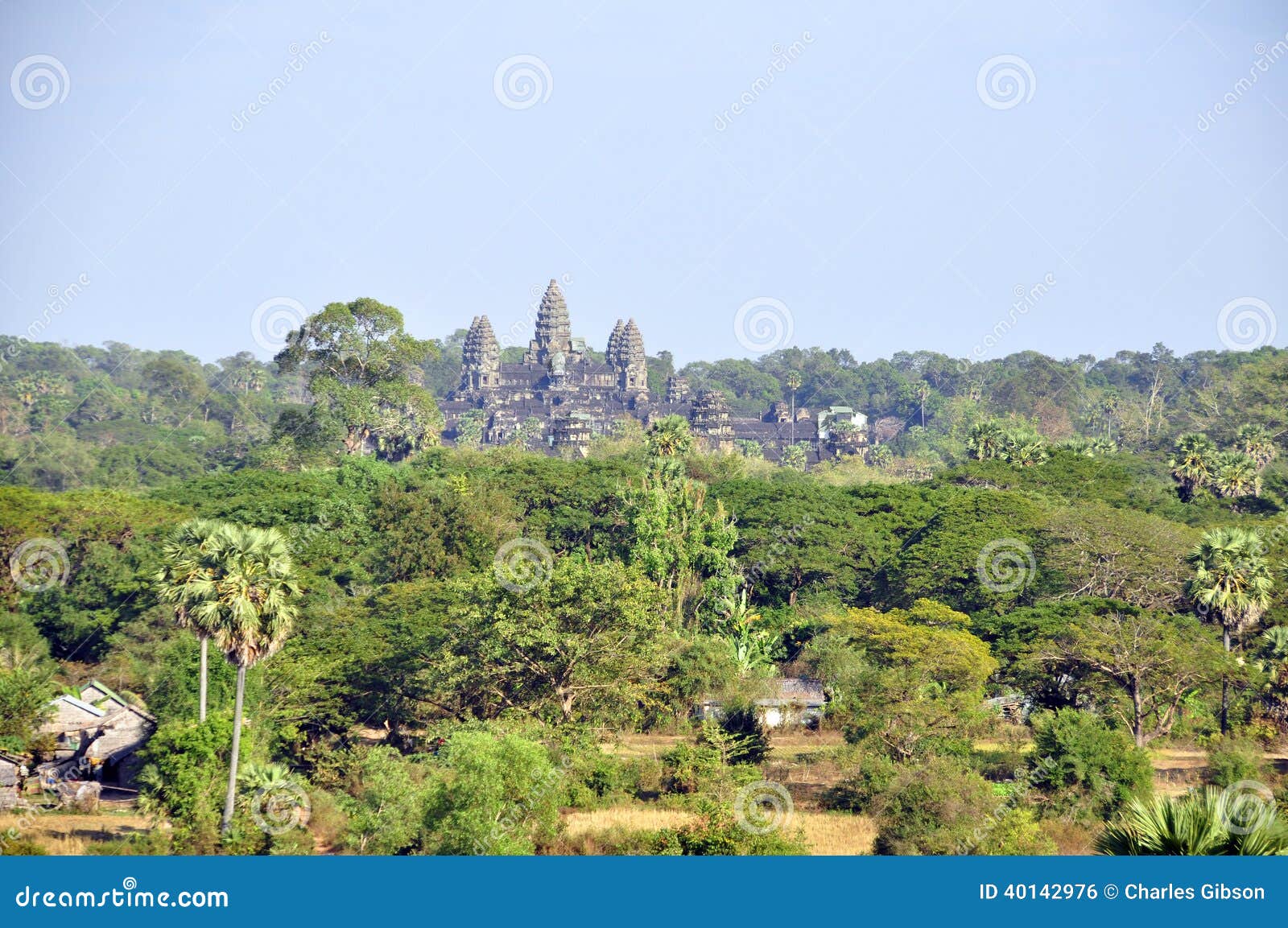 Angkar Wat stock photo. Image of eastern, masonry, angkor - 40142976