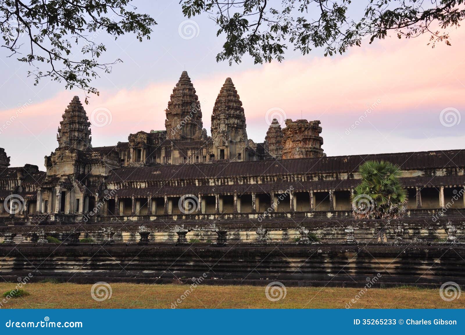 Angkar Wat stock image. Image of stonework, cultural - 35265233