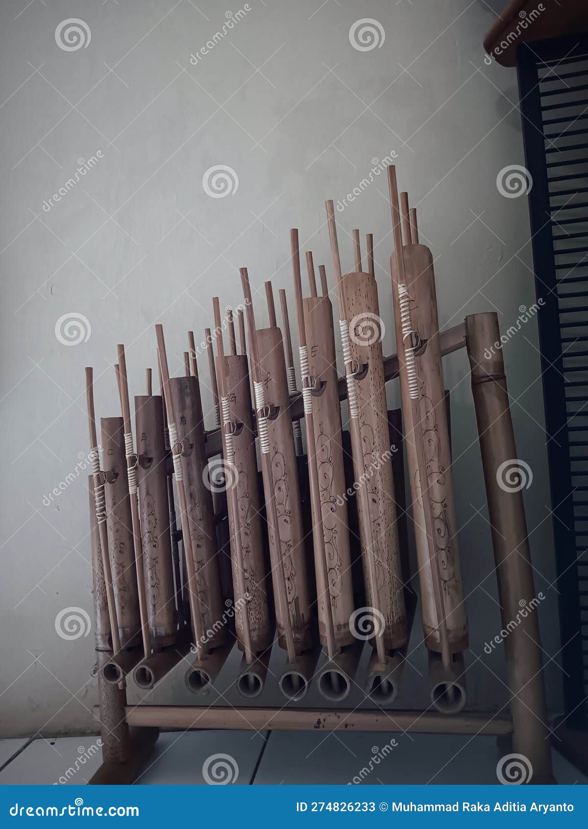 Angklung Is A Traditional Musical Instrument Made Of Bamboo And Comes ...