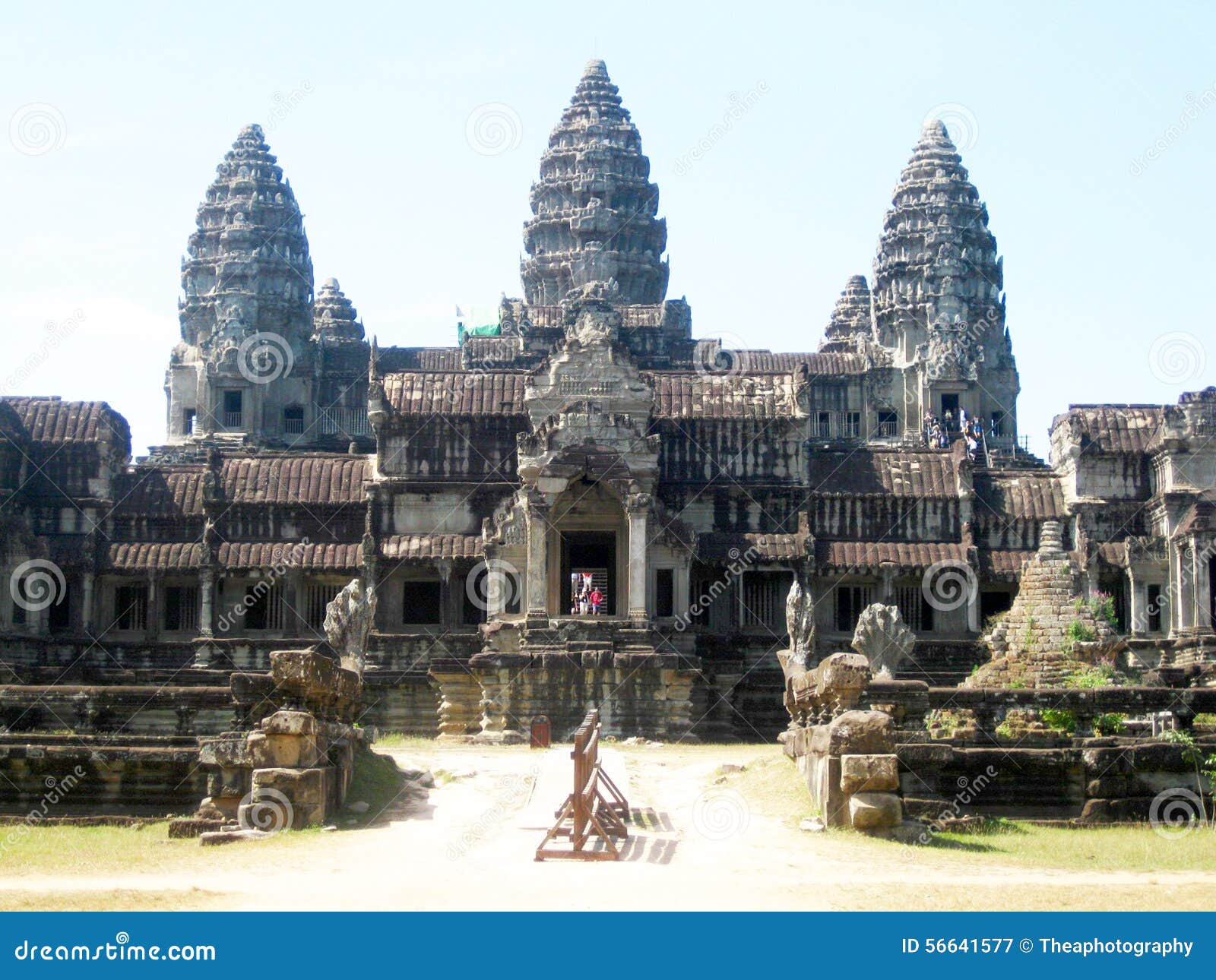 Angkor Park, Cambodia stock image. Image of civilization - 56641577