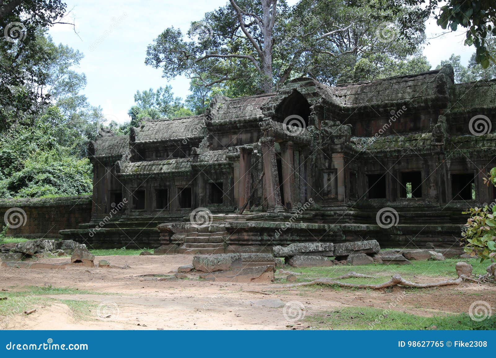Angkor Ruins stock image. Image of hinduism, landmark - 98627765