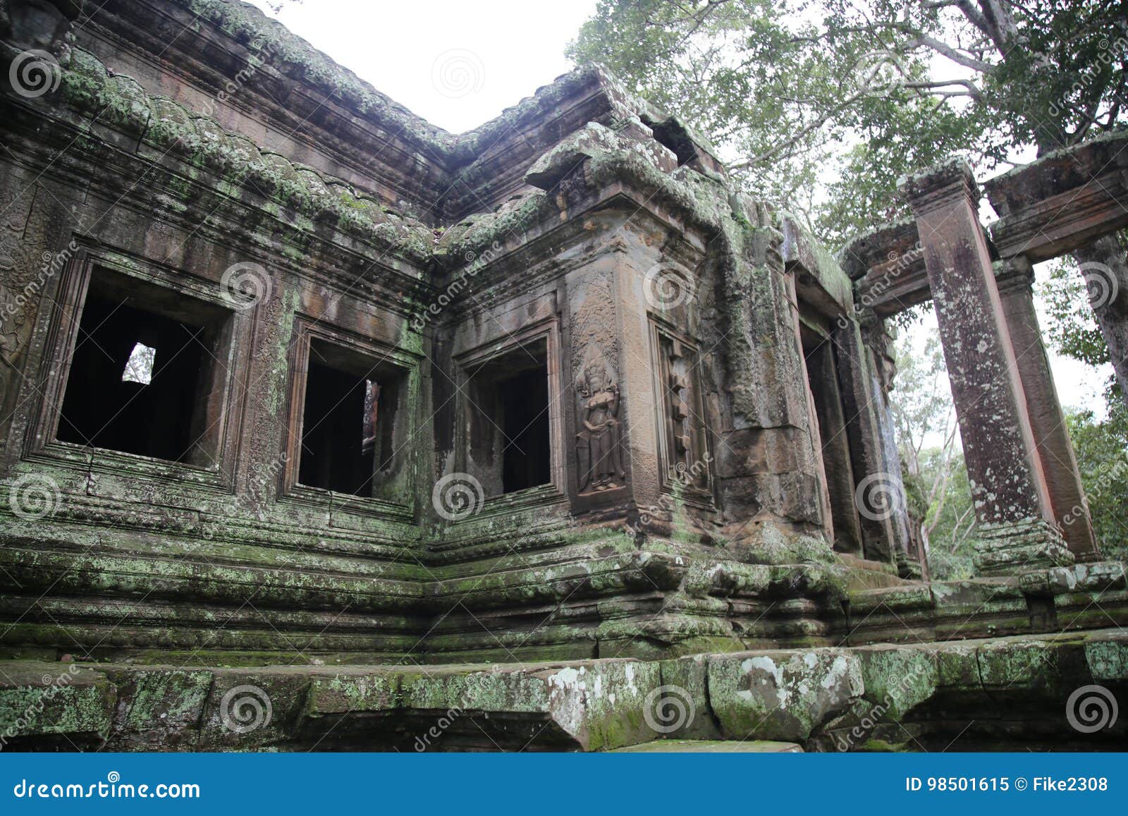Angkor Ruins stock image. Image of cambodia, heritage - 98501615