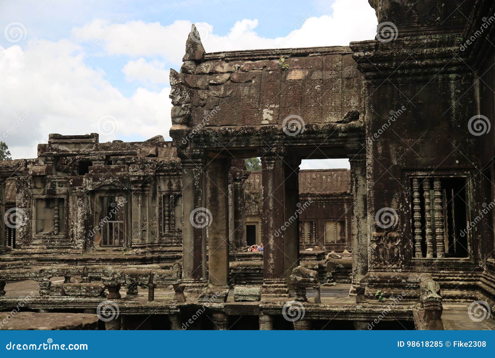 Angkor Ruins stock image. Image of heritage, reap, architecture - 98618285