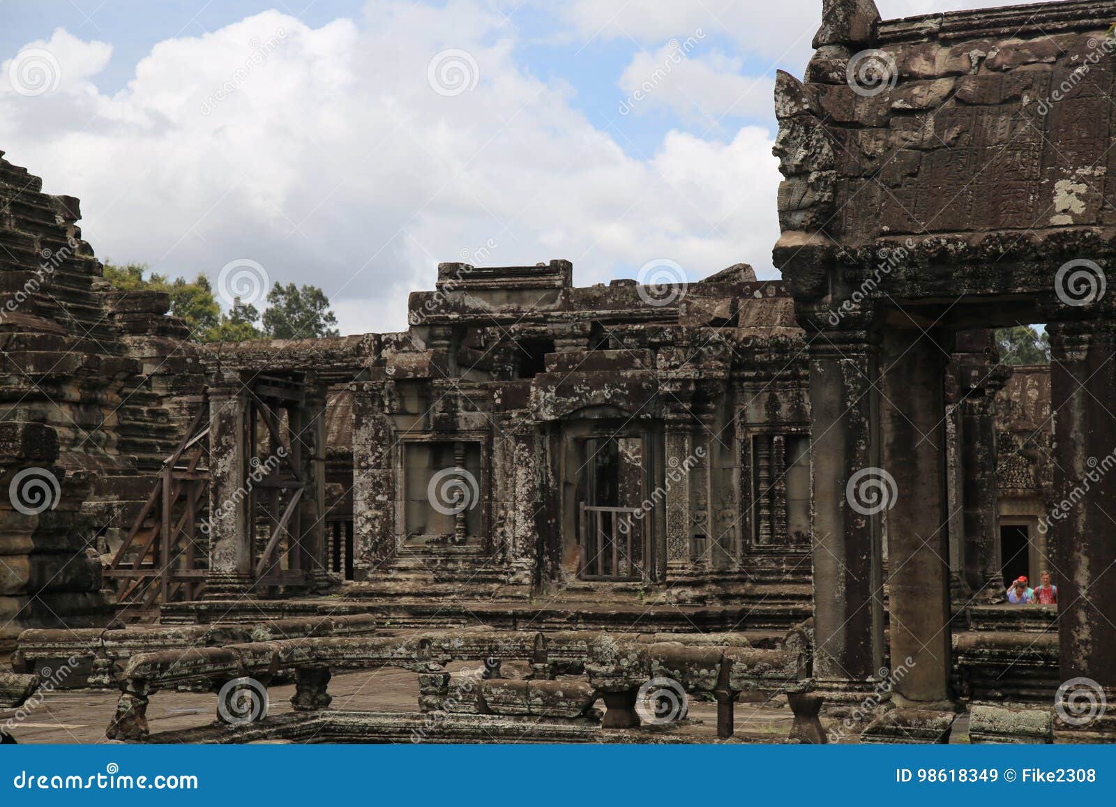 Angkor Ruins stock image. Image of monument, reap, hinduism - 98618349
