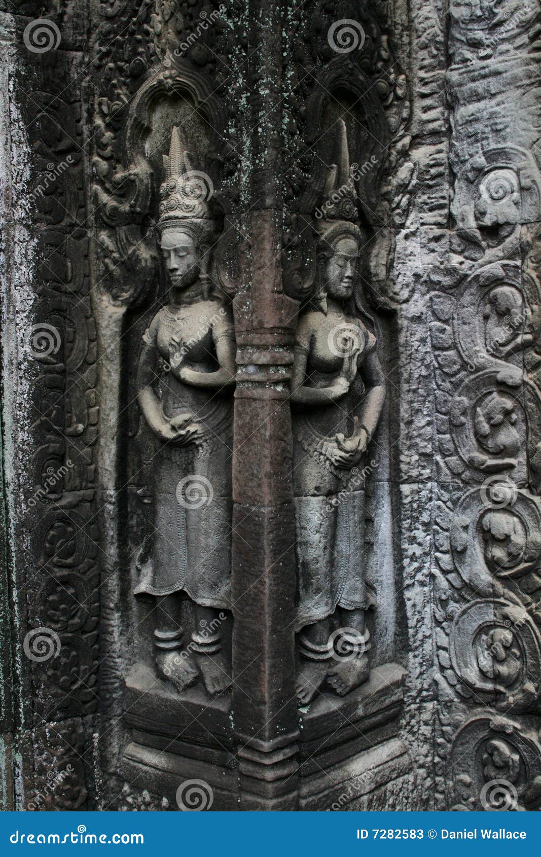 Angkor Temple Art stock image. Image of beautiful, carving - 7282583
