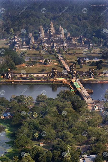 Angkor Wat Aerial stock photo. Image of bird, aerial, passion - 2838296
