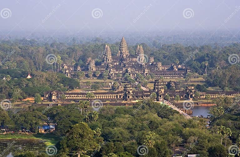Angkor Wat Aerial View stock photo. Image of asia, heritage - 2838286