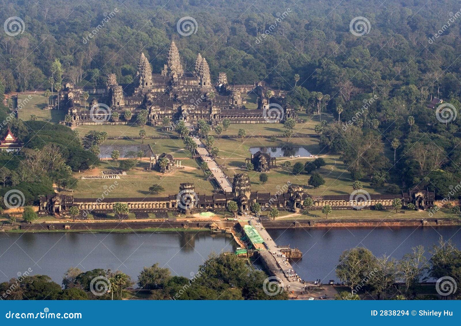 Angkor Wat Aerial View stock photo. Image of pilgrimage - 2838294