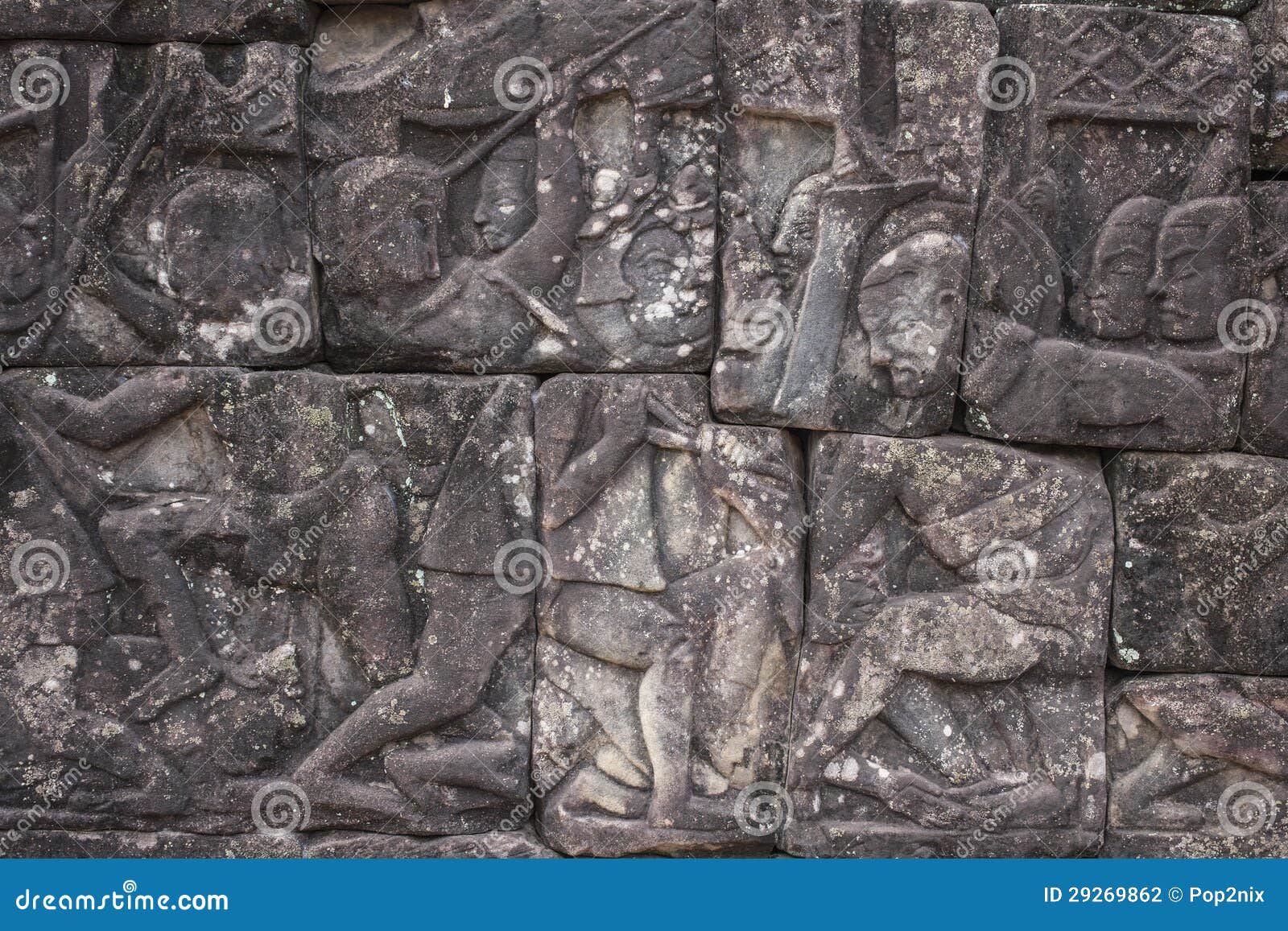 Angkor Wat. Art Detail on the Stone Stock Photo - Image of archeology ...