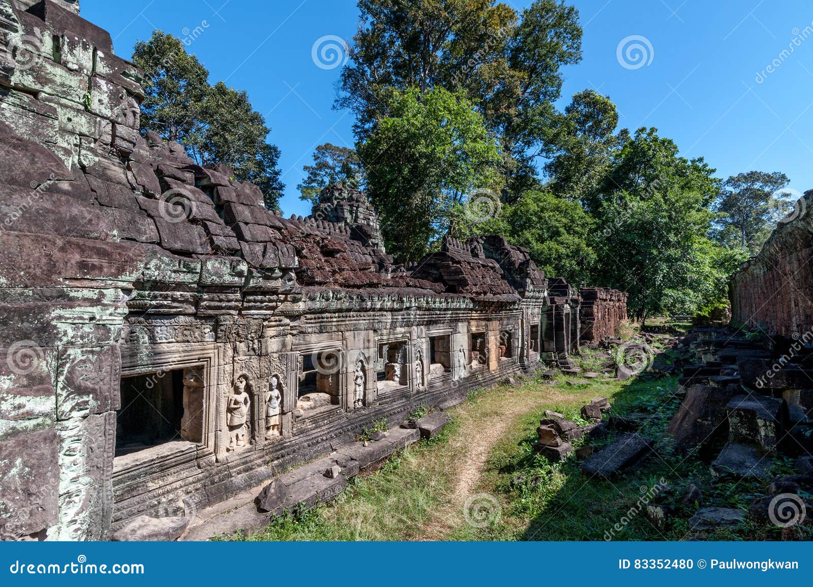 Angkor Wat building stock photo. Image of popular, complex - 83352480
