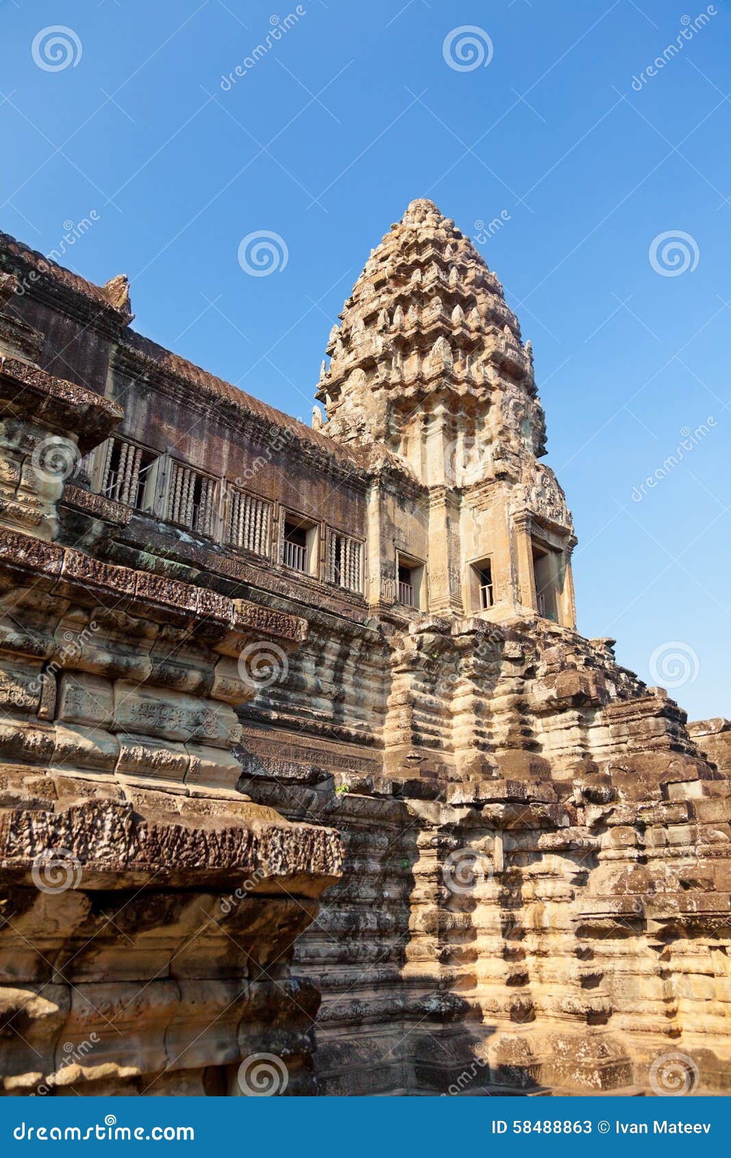 Angkor Wat, Cambodia stock image. Image of worship, cambodia - 58488863