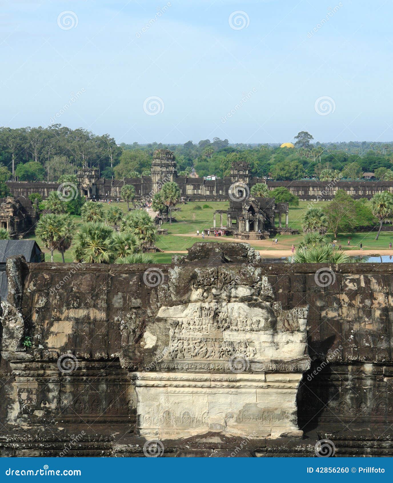 Angkor Wat detail stock photo. Image of carving, rock - 42856260