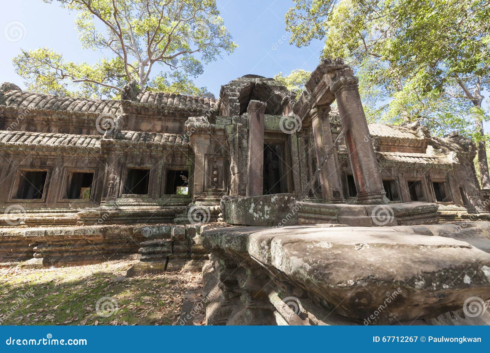 Angkor Wat Gate stock image. Image of gate, landmark - 67712267