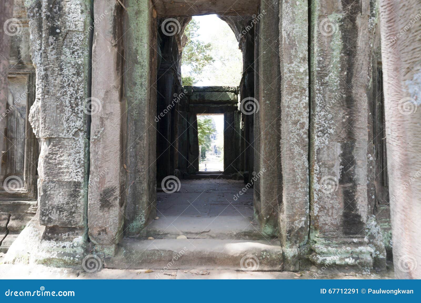 Angkor Wat Gate stock image. Image of asia, monument - 67712291