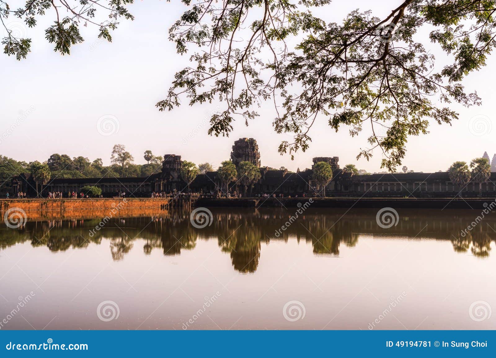 Angkor Wat Gateway stock image. Image of winter, architectural - 49194781