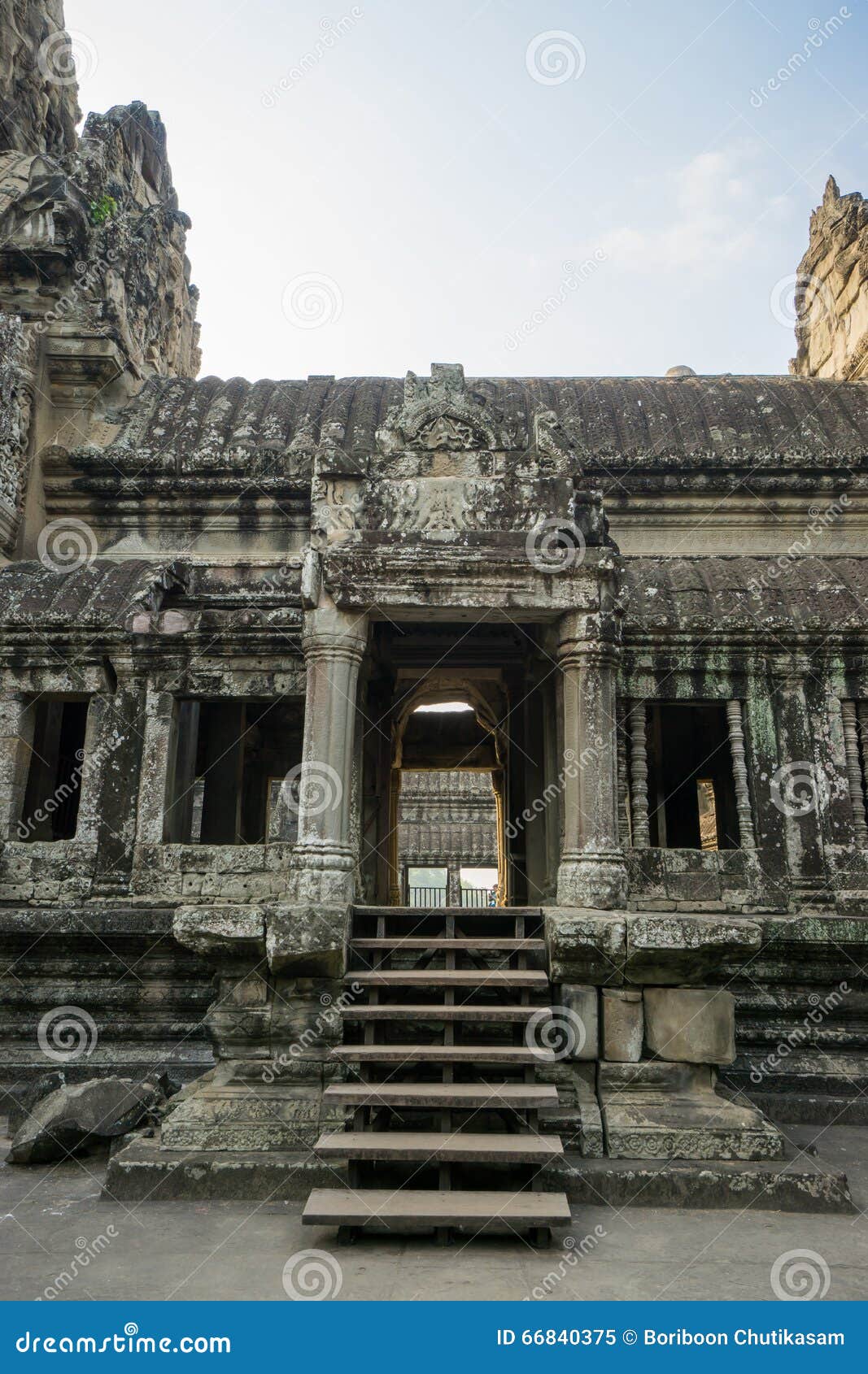 Angkor Wat stock image. Image of reflection, asia, landmark - 66840375