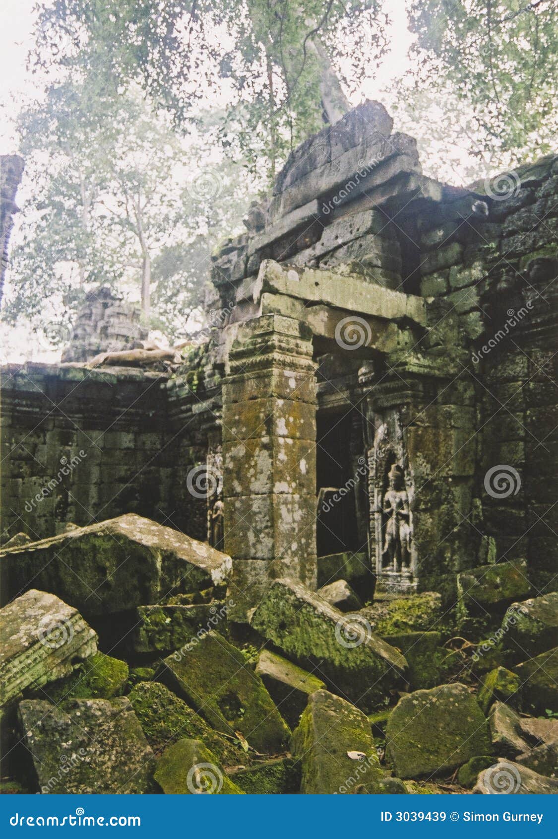 Angkor Wat Jungle Temple Cambodia Stock Image - Image of civilisation ...