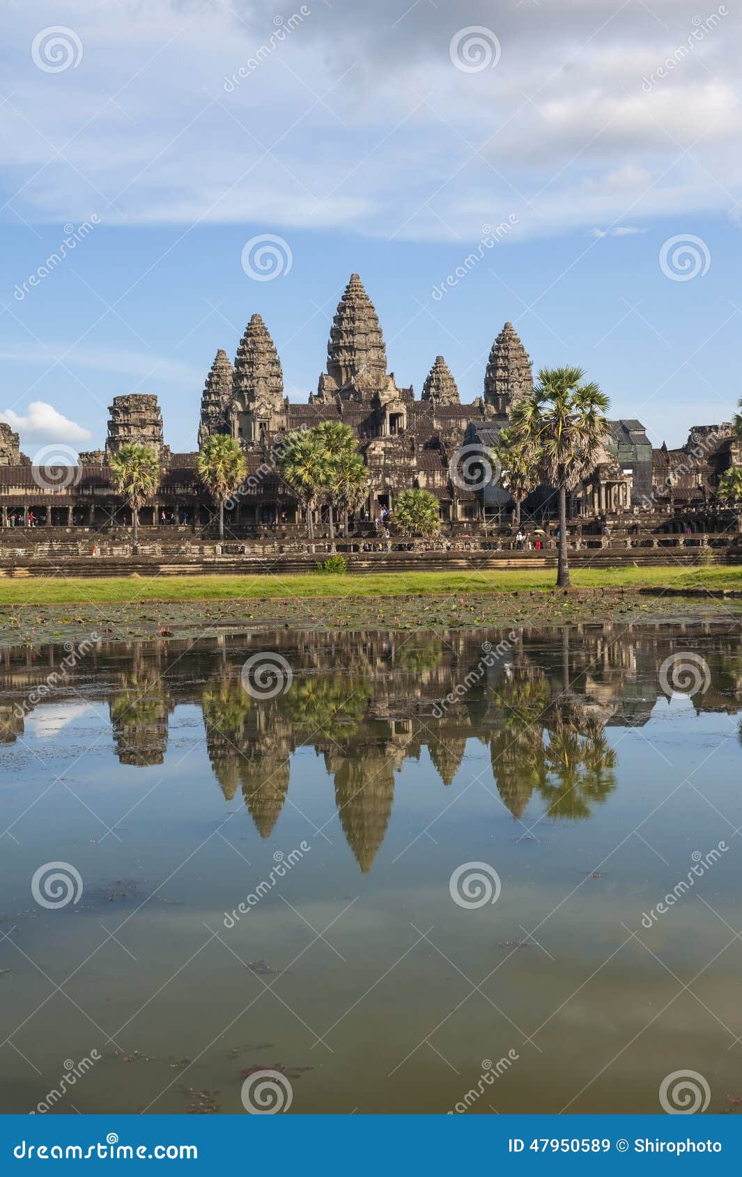 Angkor Wat Kambodja stock afbeelding. Image of hindoes - 47950589