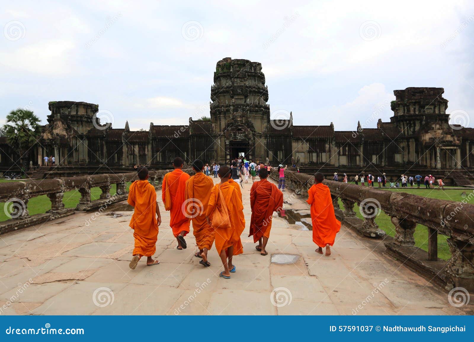 Angkor Wat, Kambodja redactionele fotografie. Image of stad - 57591037