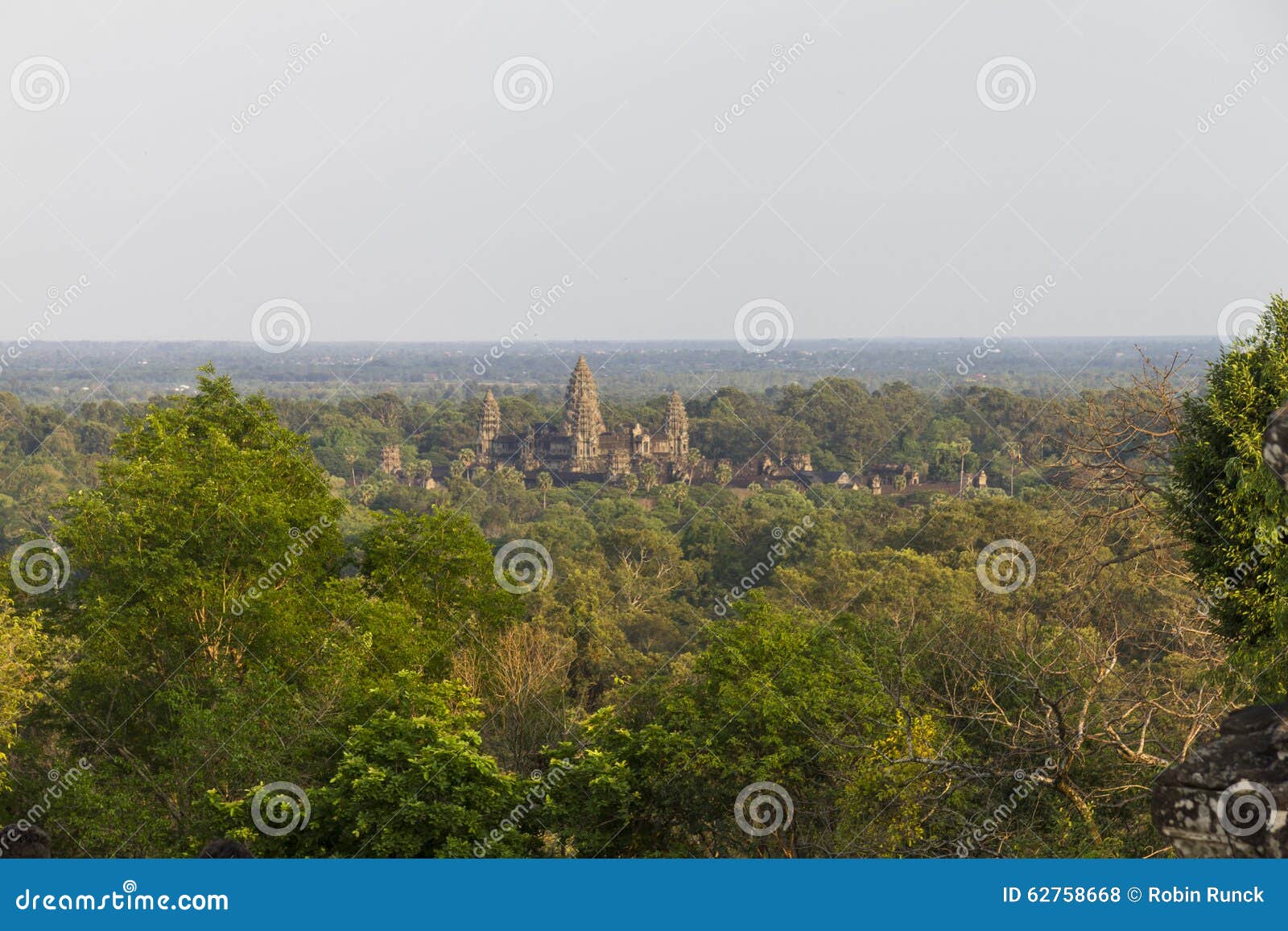 Angkor Wat Landscape Overview Stock Photo - Image of destination ...
