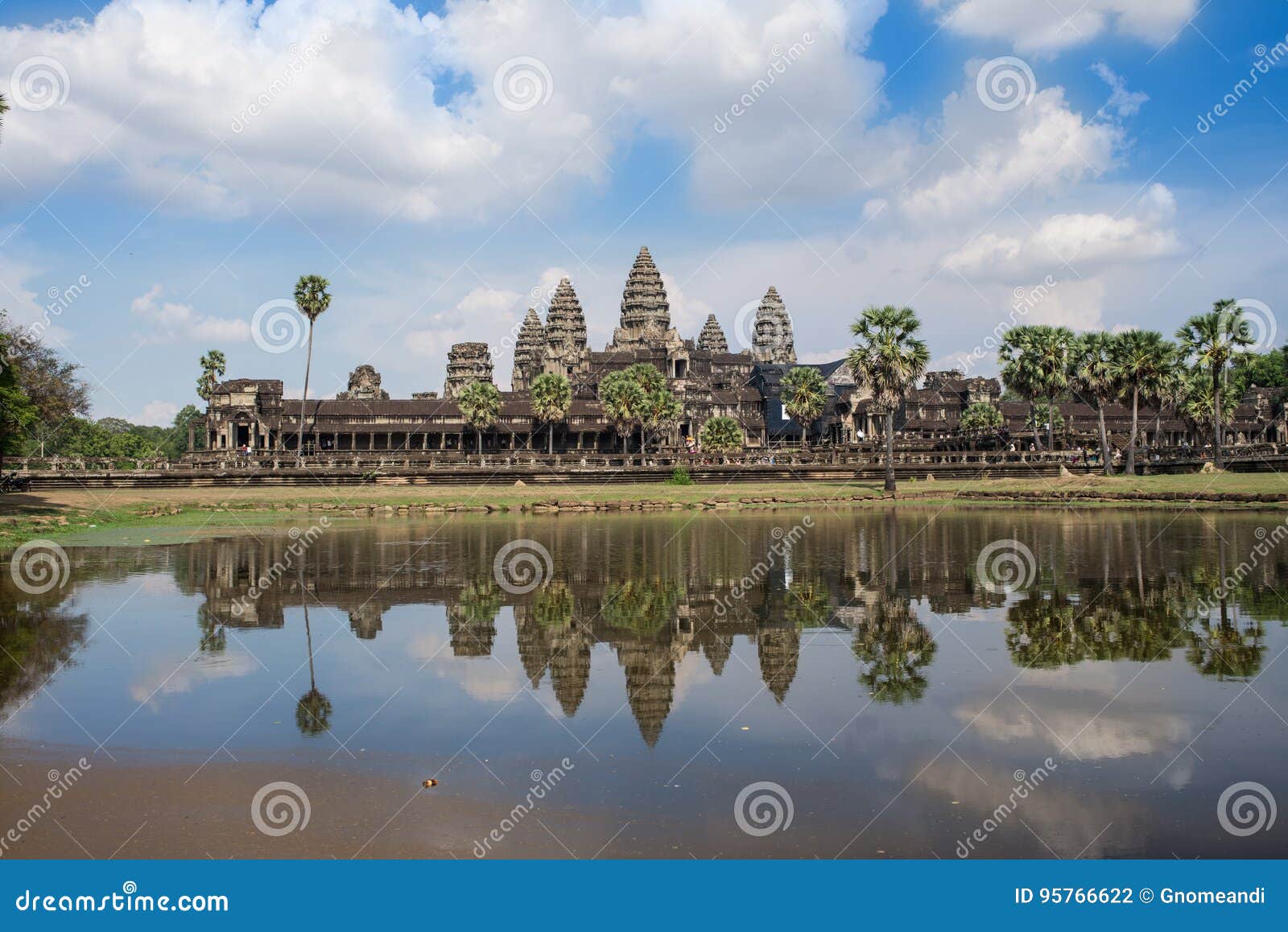 Angkor Wat stock photo. Image of ruins, carvings, building - 95766622