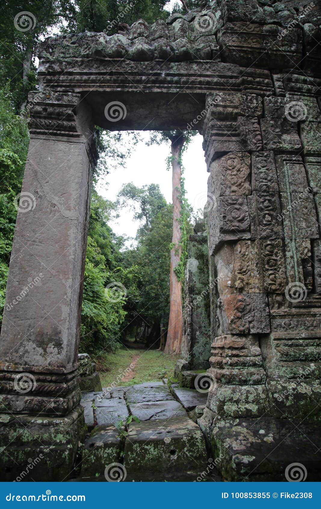 Angkor Ruins stock image. Image of oriental, historical - 100853855